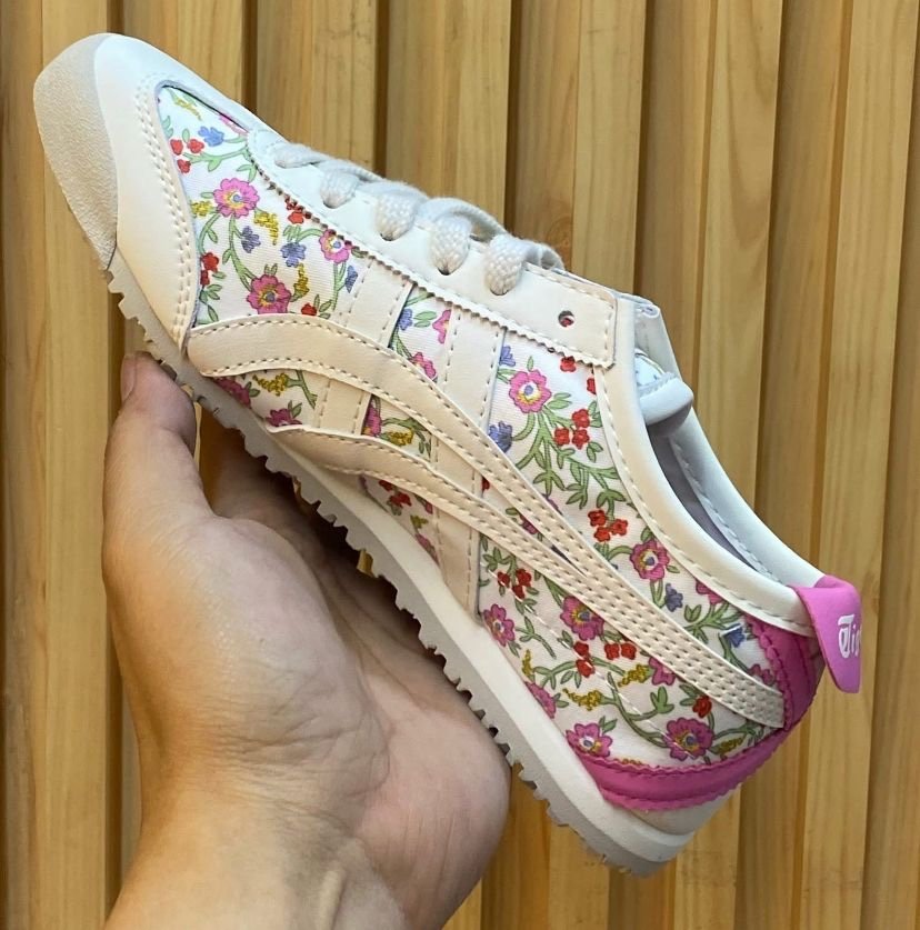 Onitsuka Tiger Onitsuka tiger Mexico 66 Cream Pink Floral sneakers